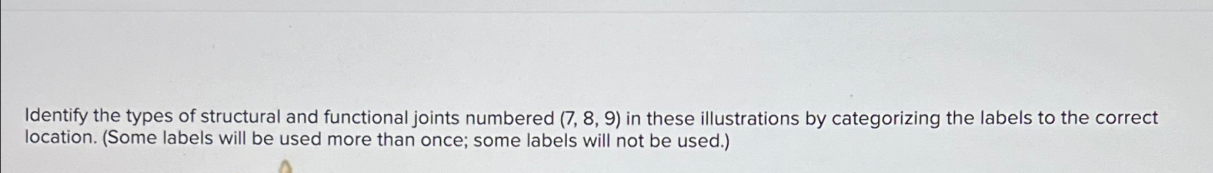 Solved Identify The Types Of Structural And Functional