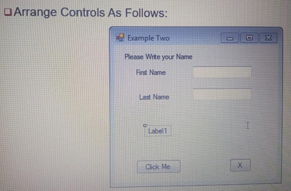 Solved a Create a New windows application Drop two Buttons, | Chegg.com