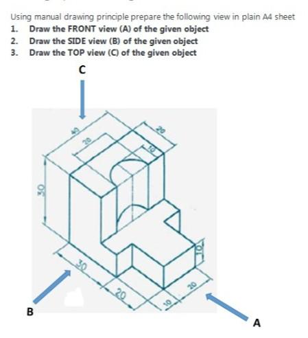 Solved Using manual drawing principle prepare the following | Chegg.com