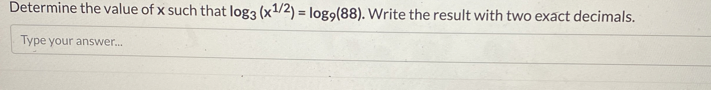 Solved Determine the value of x ﻿such that | Chegg.com