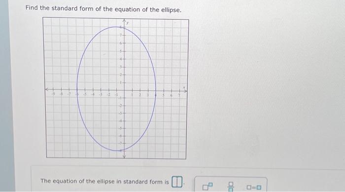 Solved Find the standard form of the equation of the | Chegg.com