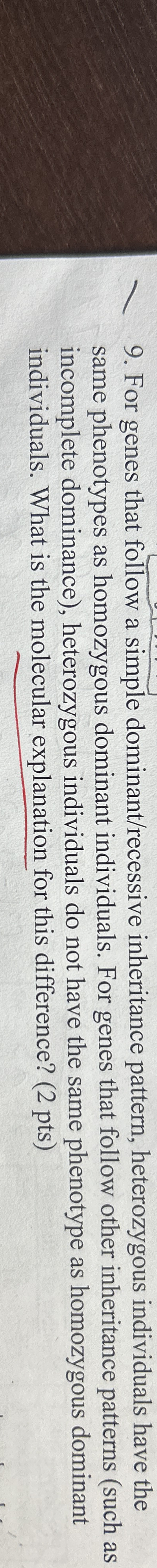 Solved For genes that follow a simple dominant/recessive | Chegg.com