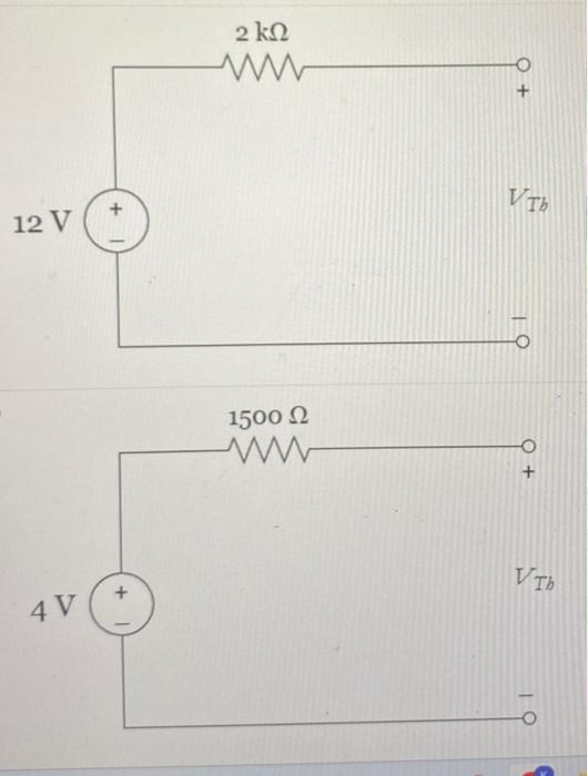 Solved In the circuit below, find the Thevenin equivalent | Chegg.com
