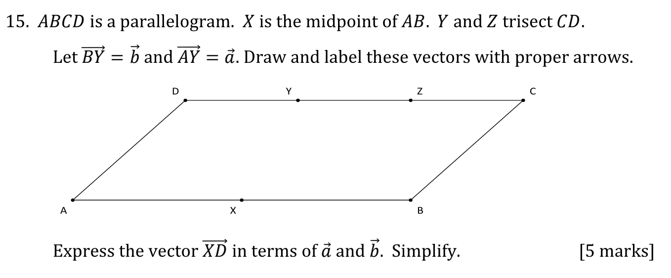 Solved ABCD is a parallelogram. x ﻿is the midpoint of AB. Y | Chegg.com