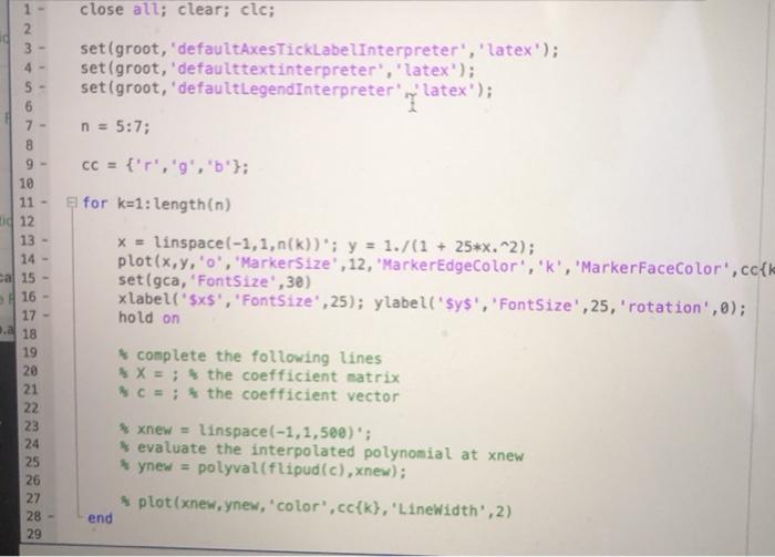 Solved close all; clear; clc; set (groot, | Chegg.com