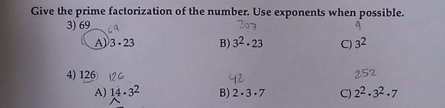 Solved Give the prime factorization of the number. Use | Chegg.com