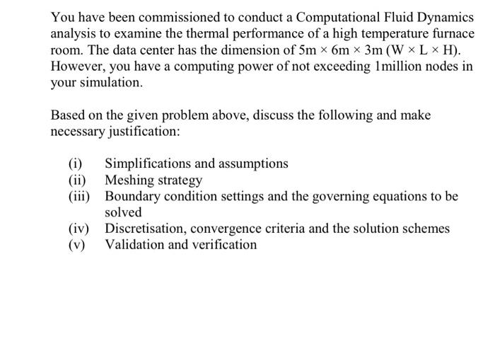 You have been commissioned to conduct a Computational | Chegg.com