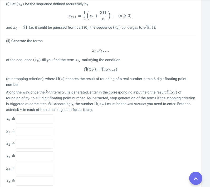 Solved (Babylonian Method). All numerical answers should be | Chegg.com