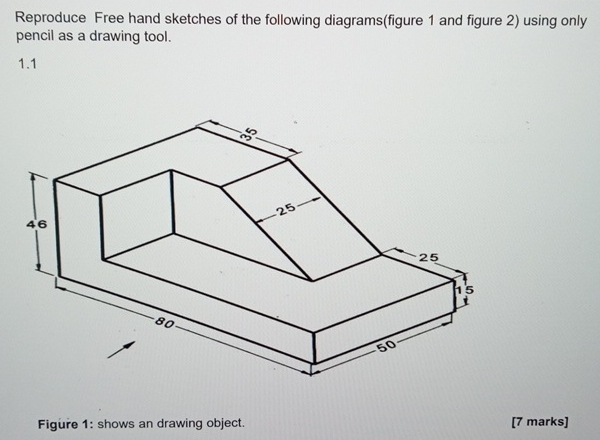 Solved Reproduce Free hand sketches of the following | Chegg.com