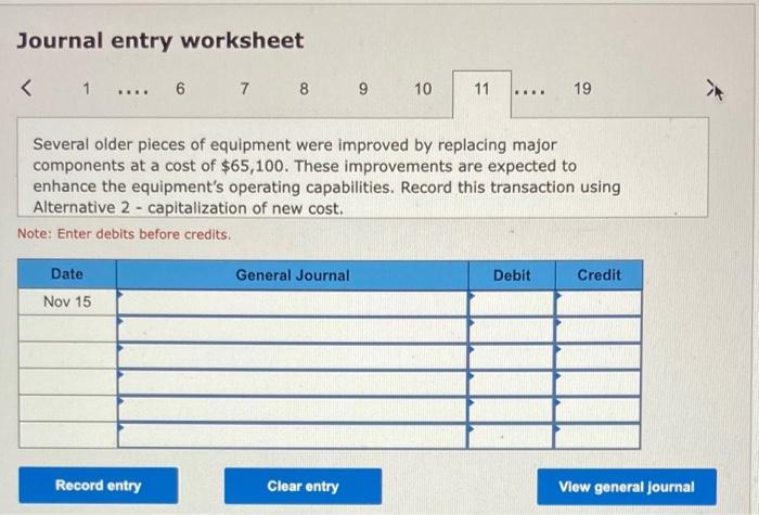 Solved Exercise 11-41 (Algo) General ledger exercise; | Chegg.com