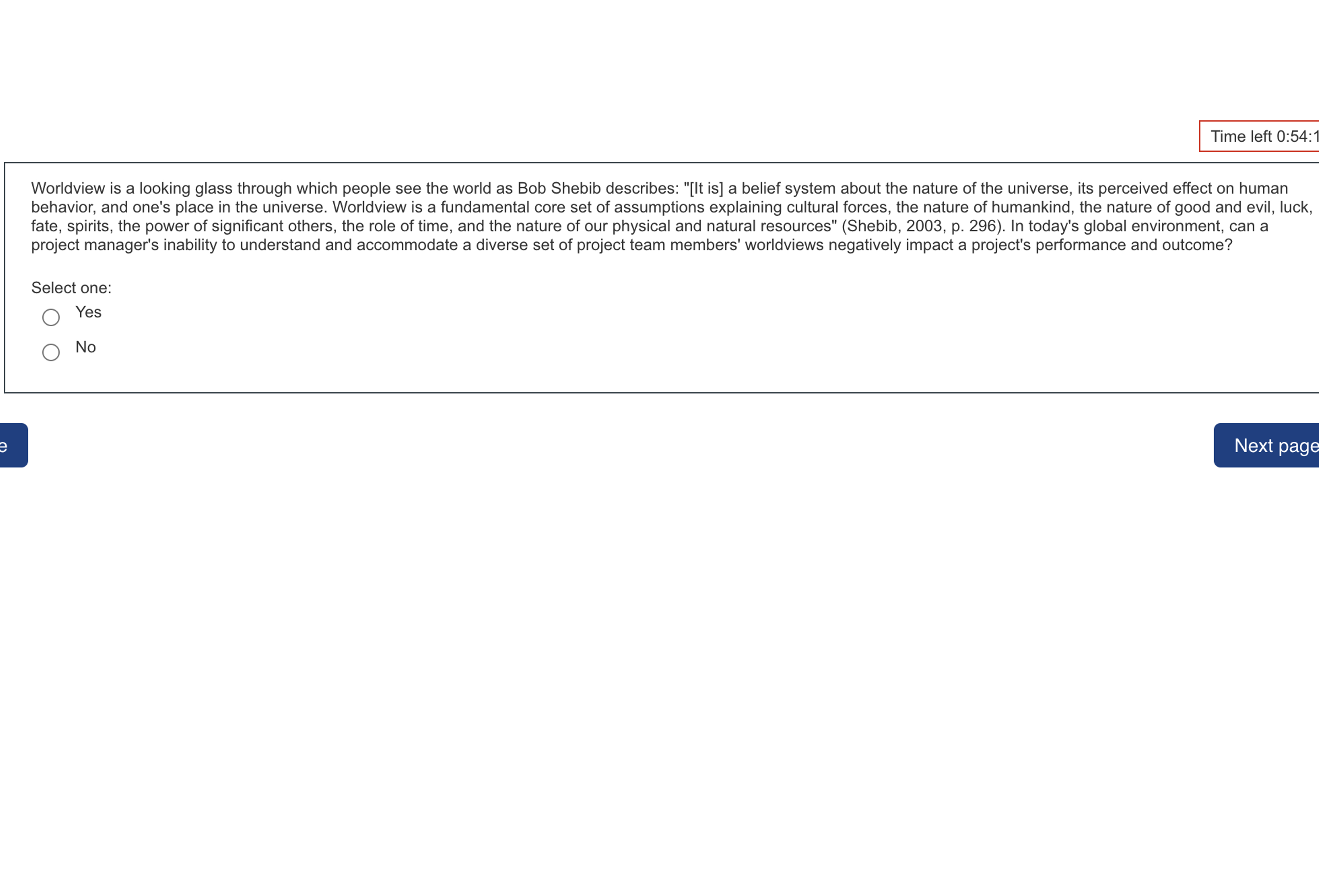 Solved Worldview is a looking glass through which people see | Chegg.com
