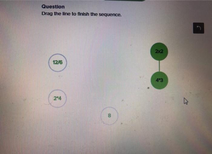 Solved based on the given pattern, complete the seqence | Chegg.com