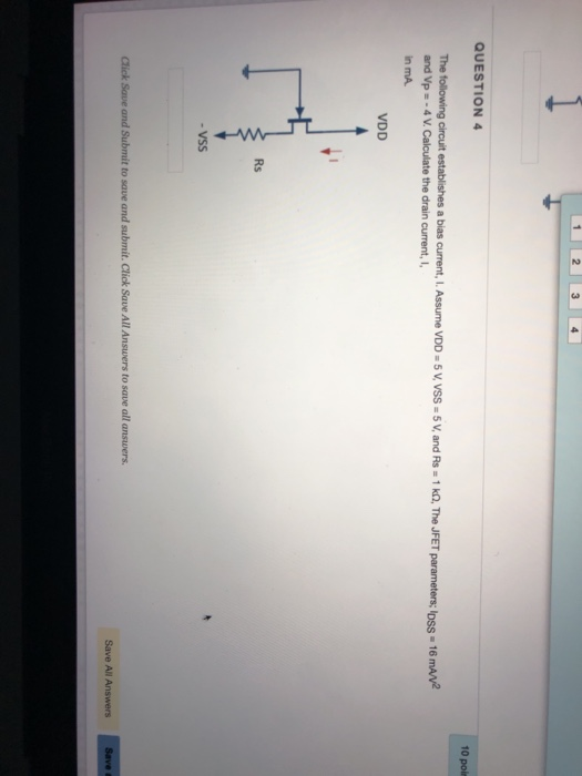Solved QUESTION 4 10 poir The following circuit establishes | Chegg.com