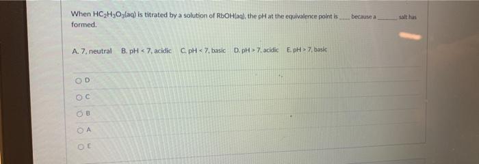 Solved When HC H3O3(aq) is titrated by a solution of | Chegg.com