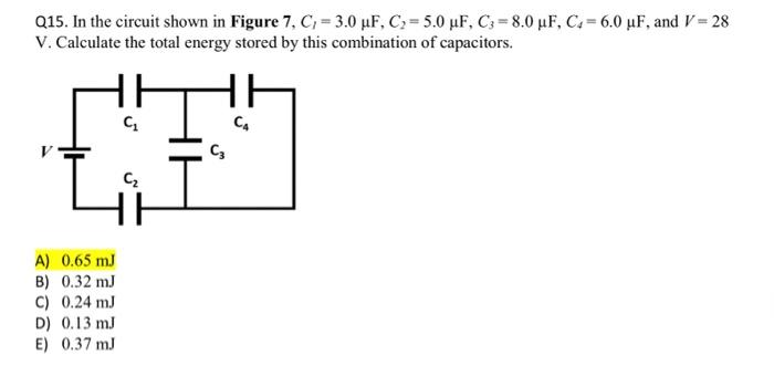 Solved Q15. In the circuit shown in Figure 7, | Chegg.com
