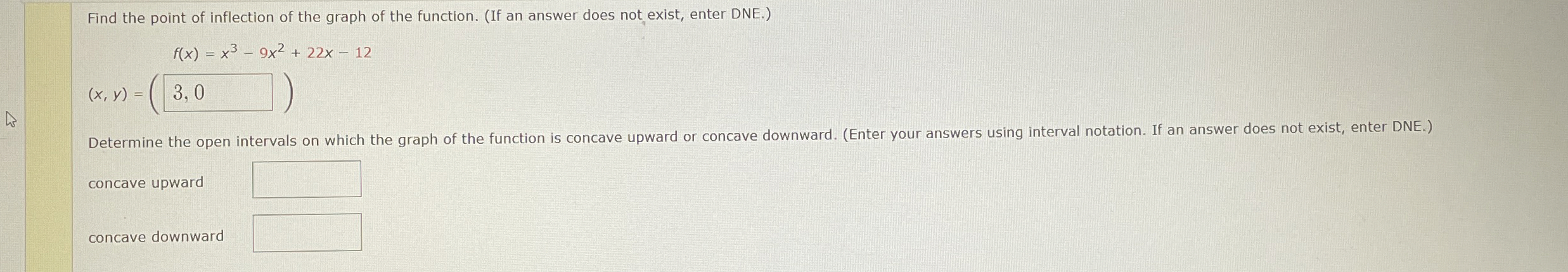 Solved Find the point of inflection of the graph of the | Chegg.com