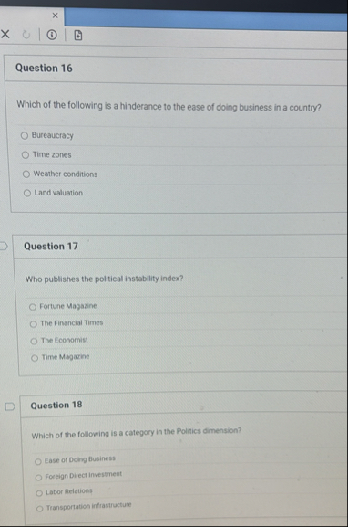 Solved Question 16Which of the following is a hinderance to | Chegg.com