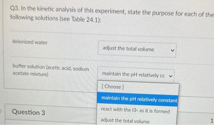 Q4. From the data plot found in Pre Lab question 4 in | Chegg.com