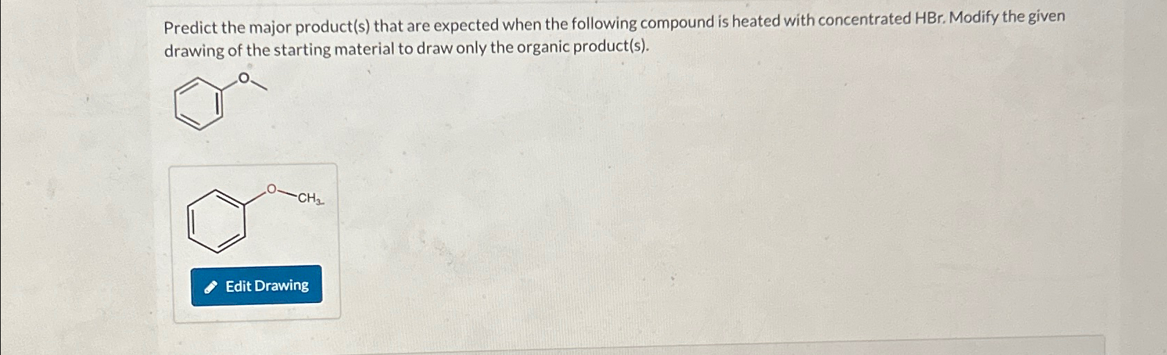 Solved Predict the major product(s) ﻿that are expected when | Chegg.com
