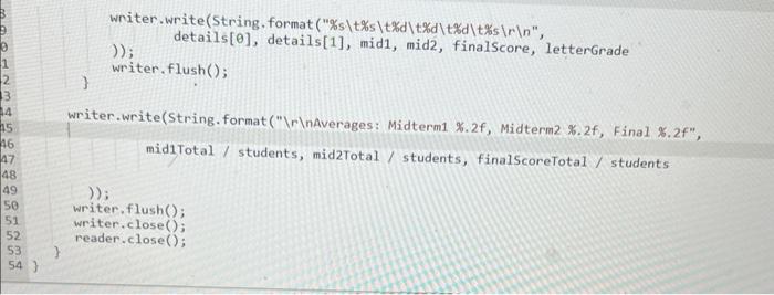 Solved **JAVA ONLY**Need help with fixing this error. it | Chegg.com