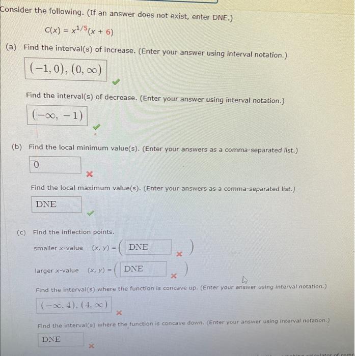 Solved Consider the following. (If an answer does not exist, | Chegg.com