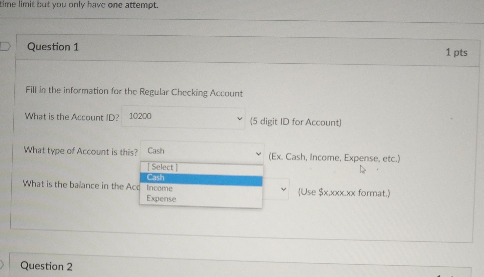 Solved what kind of account is a regular checking account? | Chegg.com