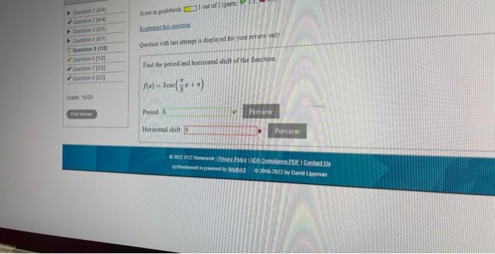 Solved Question writh tist attempt it displayed for your | Chegg.com