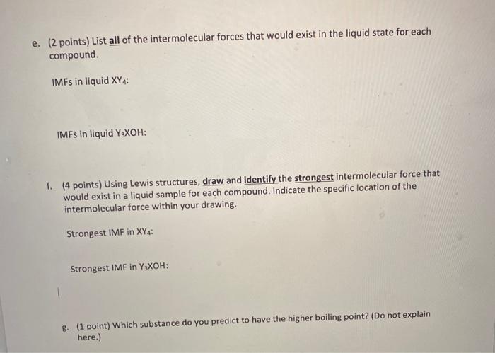 Solved b. (2 points) Identify the electron center geometry | Chegg.com