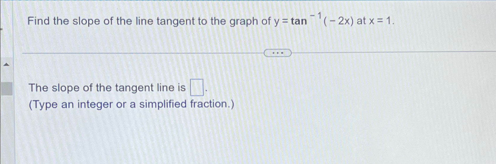 Solved Find the slope of the line tangent to the graph of | Chegg.com