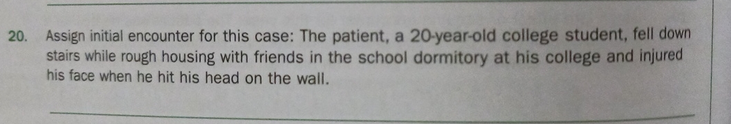 Solved ICD code for initial encounter:Assign initial | Chegg.com