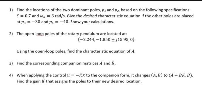 Solved 3) Find the corresponding companion matrices A and B. | Chegg.com