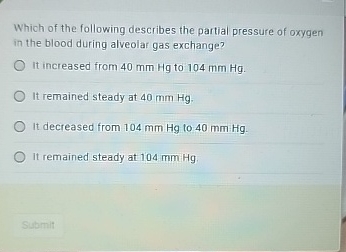 Solved Which of the following describes the partial pressure | Chegg.com