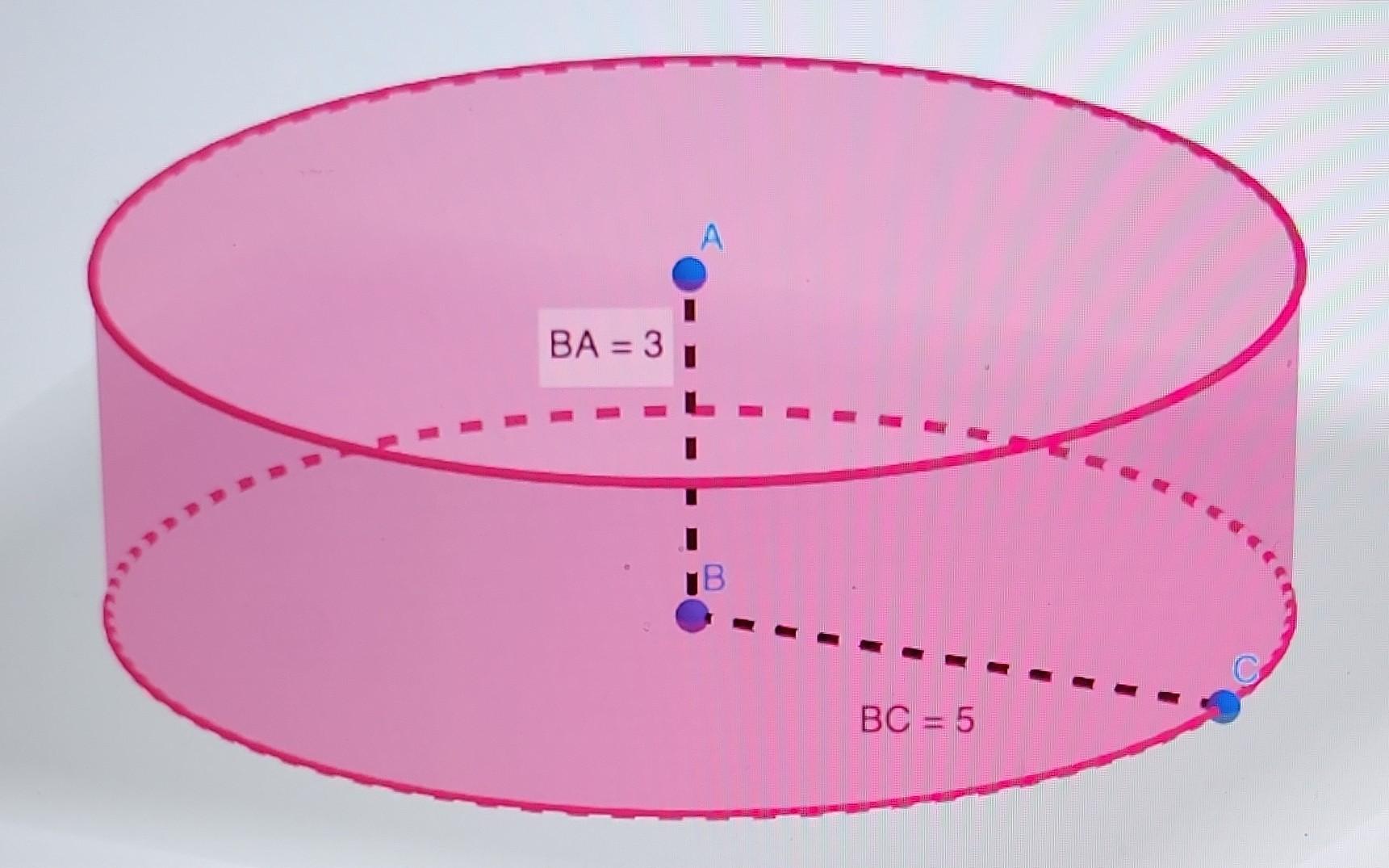Solved Find the area of the circular base of the prism. | Chegg.com