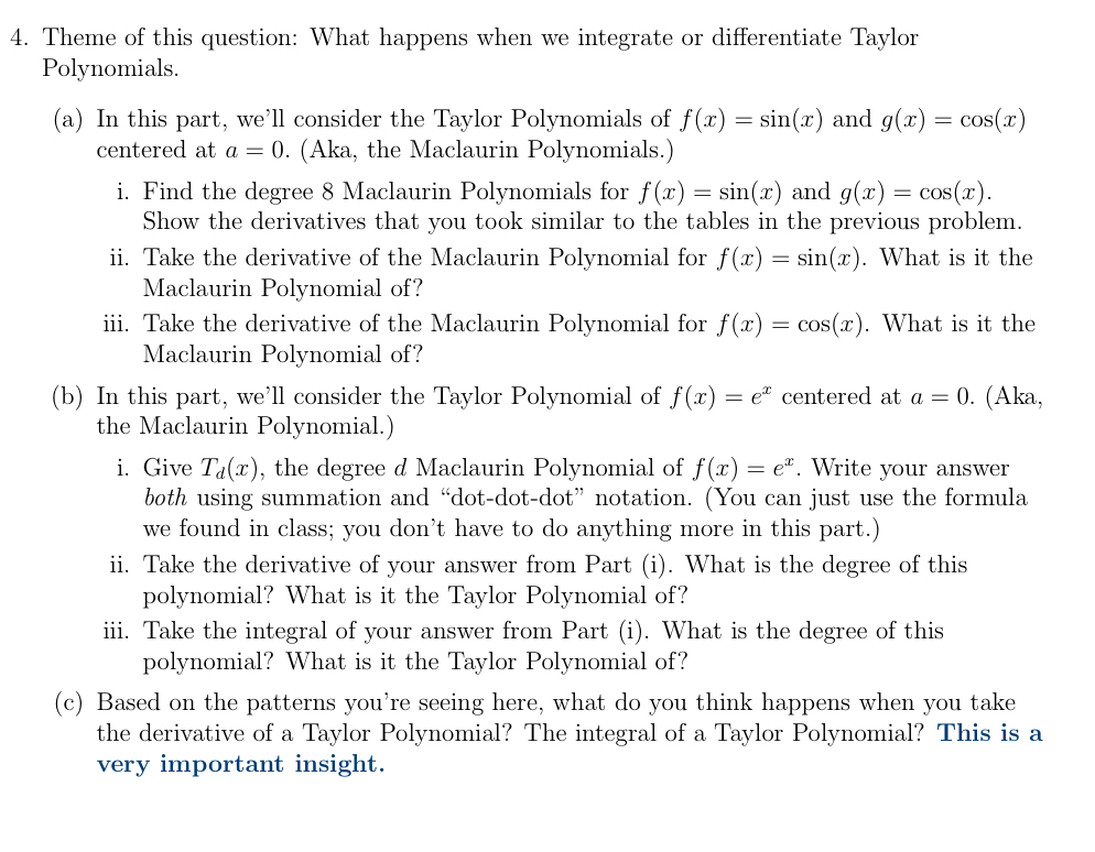 Solved Theme of this question: What happens when we | Chegg.com
