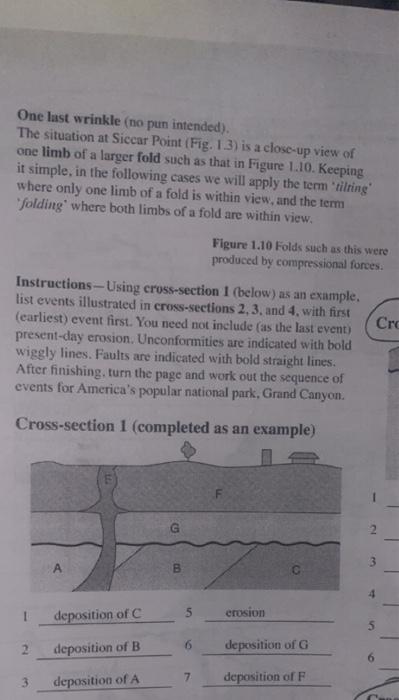 Questions #1-8 on cross section 2 Questions #1-12 on | Chegg.com