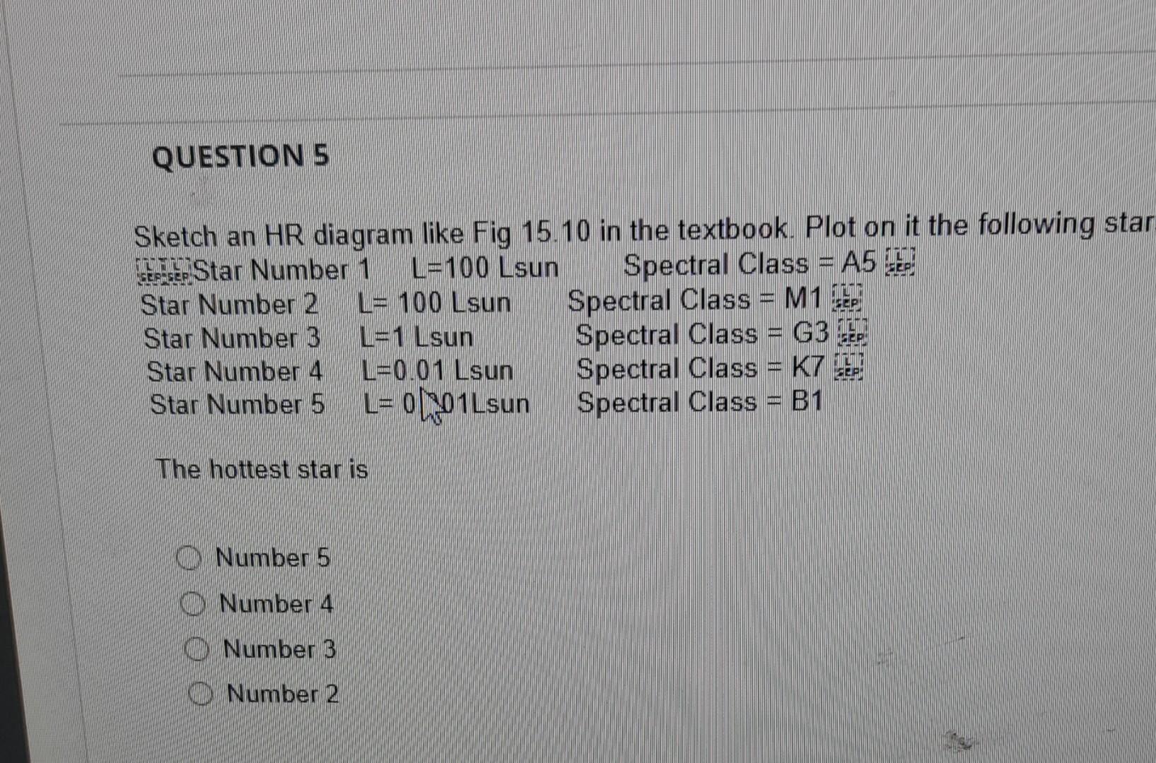 Solved QUESTION 19 Estimate the wavelength of the most | Chegg.com