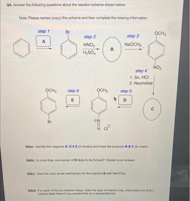 Solved Q2. Using curly arrows, draw the full mechanism for | Chegg.com
