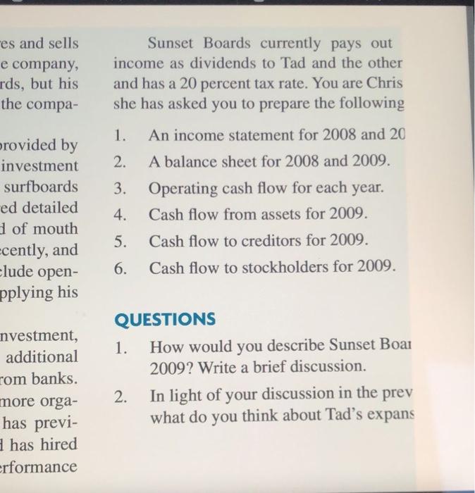 Solved Sunset Boards is a small company that manufactures | Chegg.com