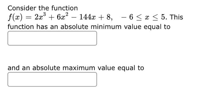 Solved Consider the function f(x) = 5x2 - 6x + 11, 0