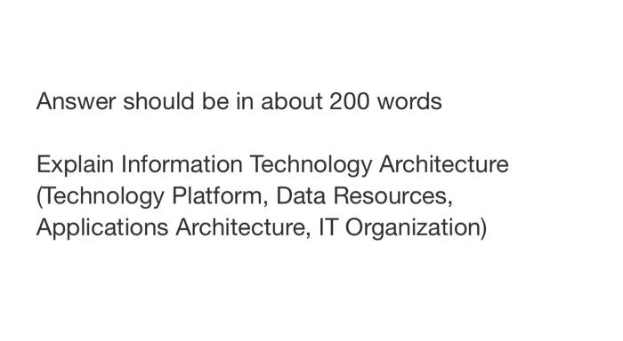 Solved Answer should be in about 200 words Explain | Chegg.com