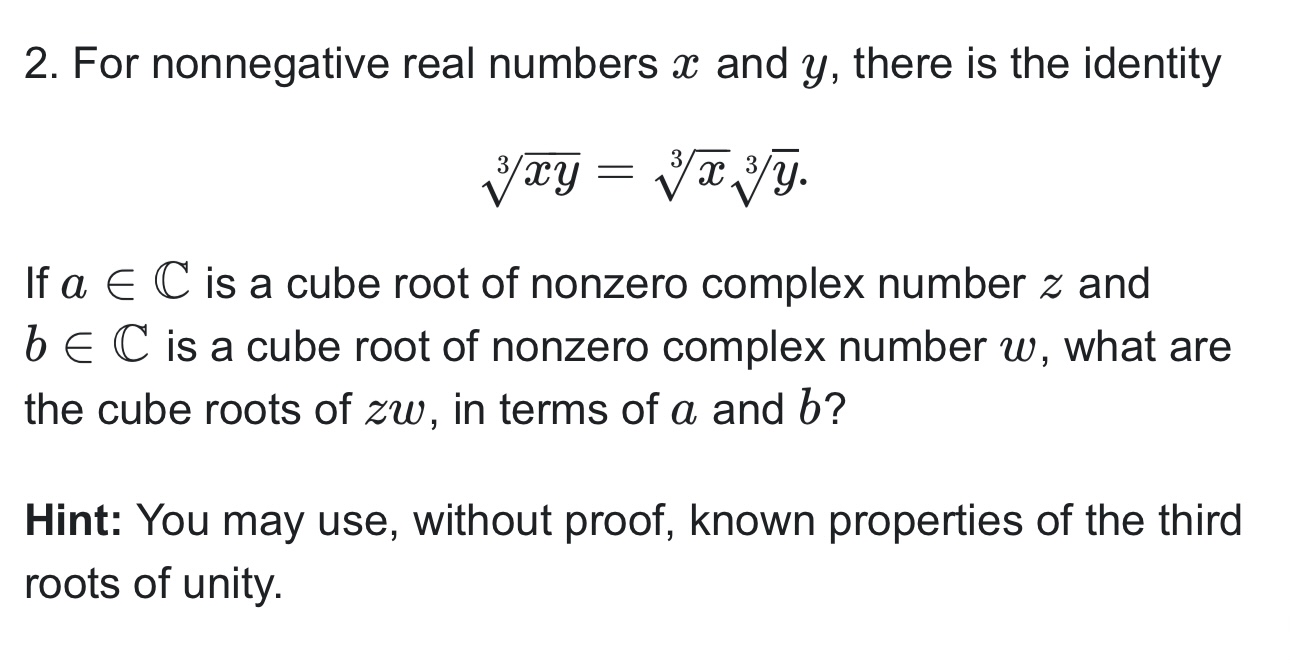 Solved For nonnegative real numbers x ﻿and y, ﻿there is the | Chegg.com