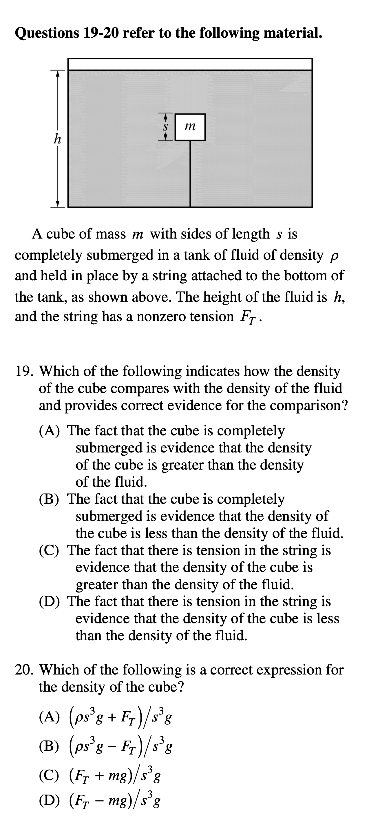 Solved Questions 19-20 ﻿refer to the following material.A | Chegg.com