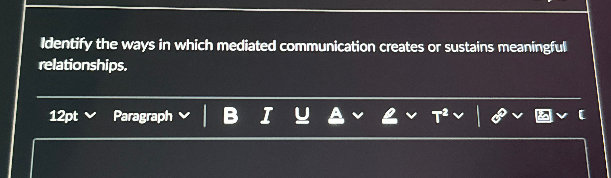 Solved Identify the ways in which mediated communication | Chegg.com