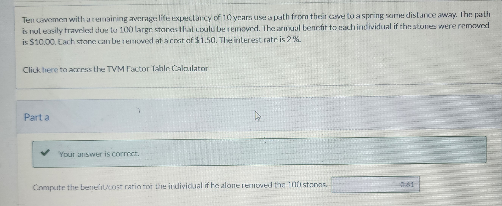 Solved Ten cavemen with a remaining average life expectancy | Chegg.com