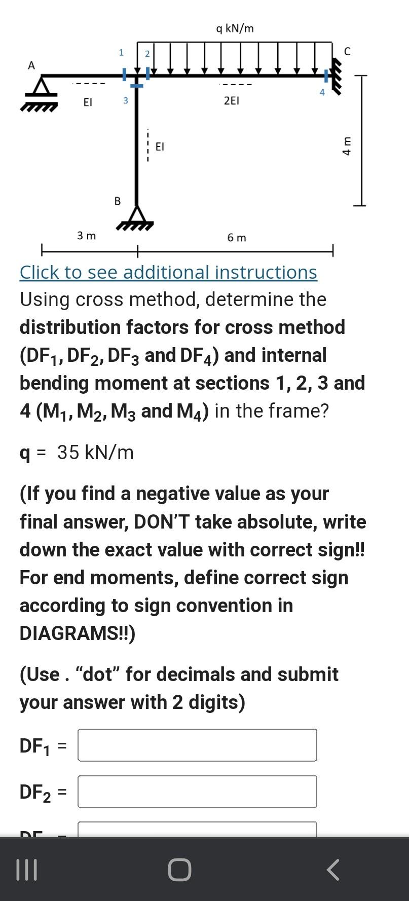 Solved Using cross method, determine the distribution | Chegg.com