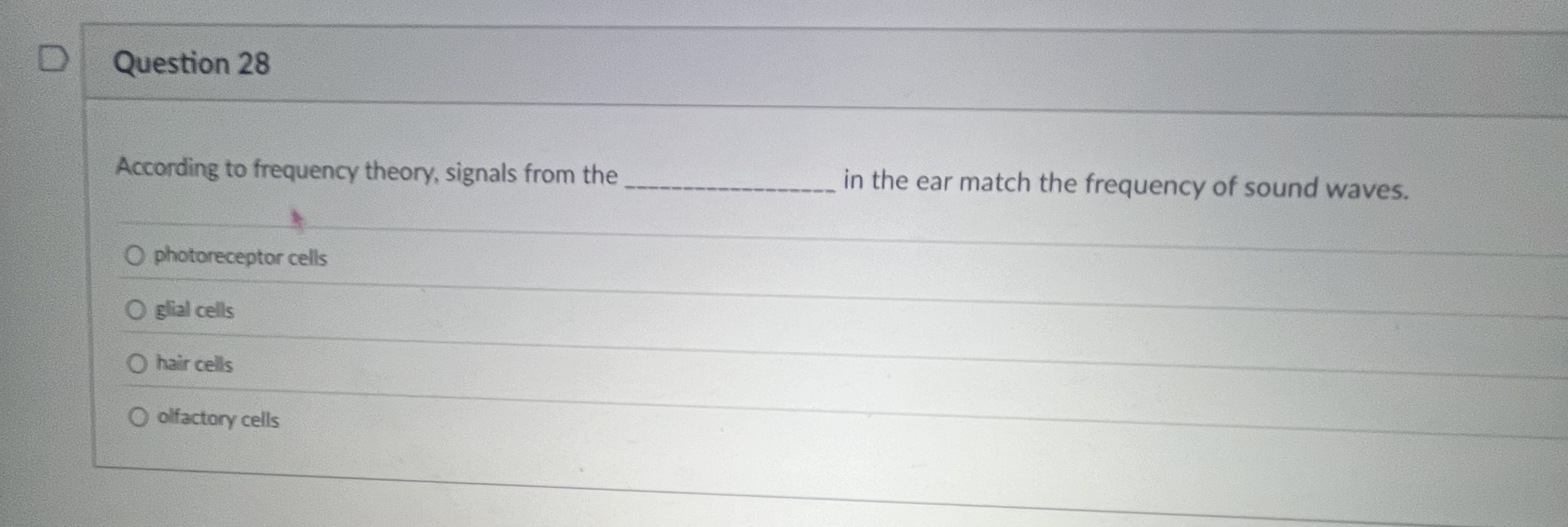 Solved Question 28According to frequency theory, signals | Chegg.com