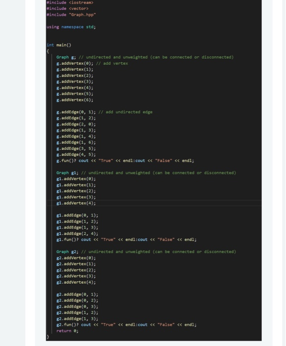 #ifndef GRAPH_H #define GRAPH_H #include struct | Chegg.com