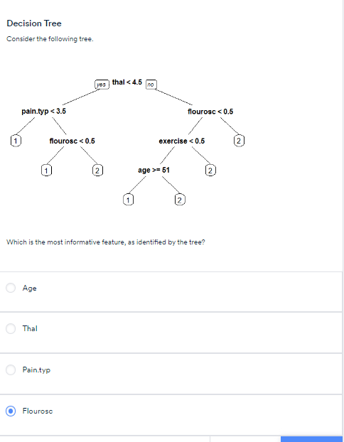 Solved Decision TreeConsider the following tree.Which is the | Chegg.com