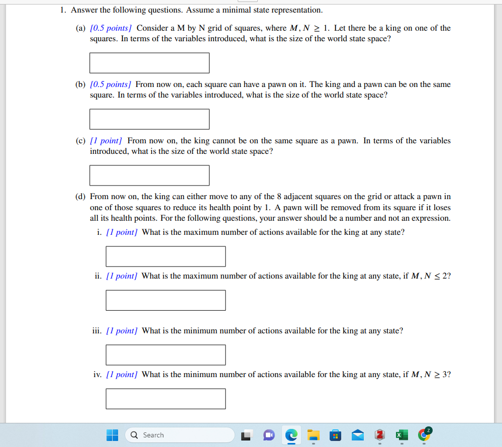 Solved Answer the following questions. Assume a minimal | Chegg.com