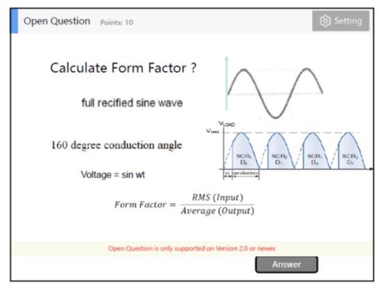Solved full recified sine wave 160 degree conduction angle | Chegg.com
